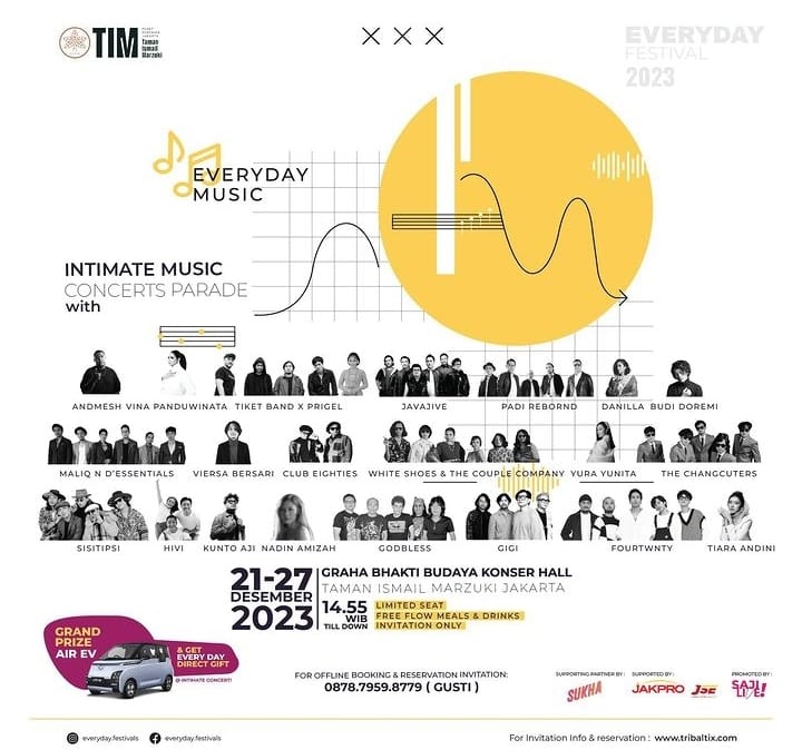 Everyday Festival 2023 Siap Digelar Hadirkan Musisi Terbaik Tanah Air Everyday Festival 2023 Siap Digelar Hadirkan Musisi Terbaik Tanah Air